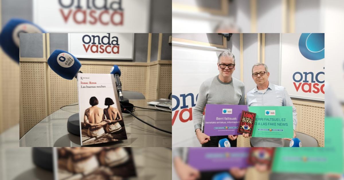 La hora de los libros: Isaac Rosa-Ray Candelas - Onda Vasca